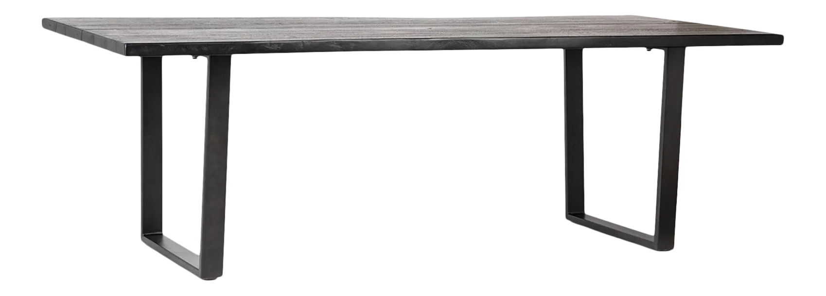 Black Live Edge Dining Table | Chairish