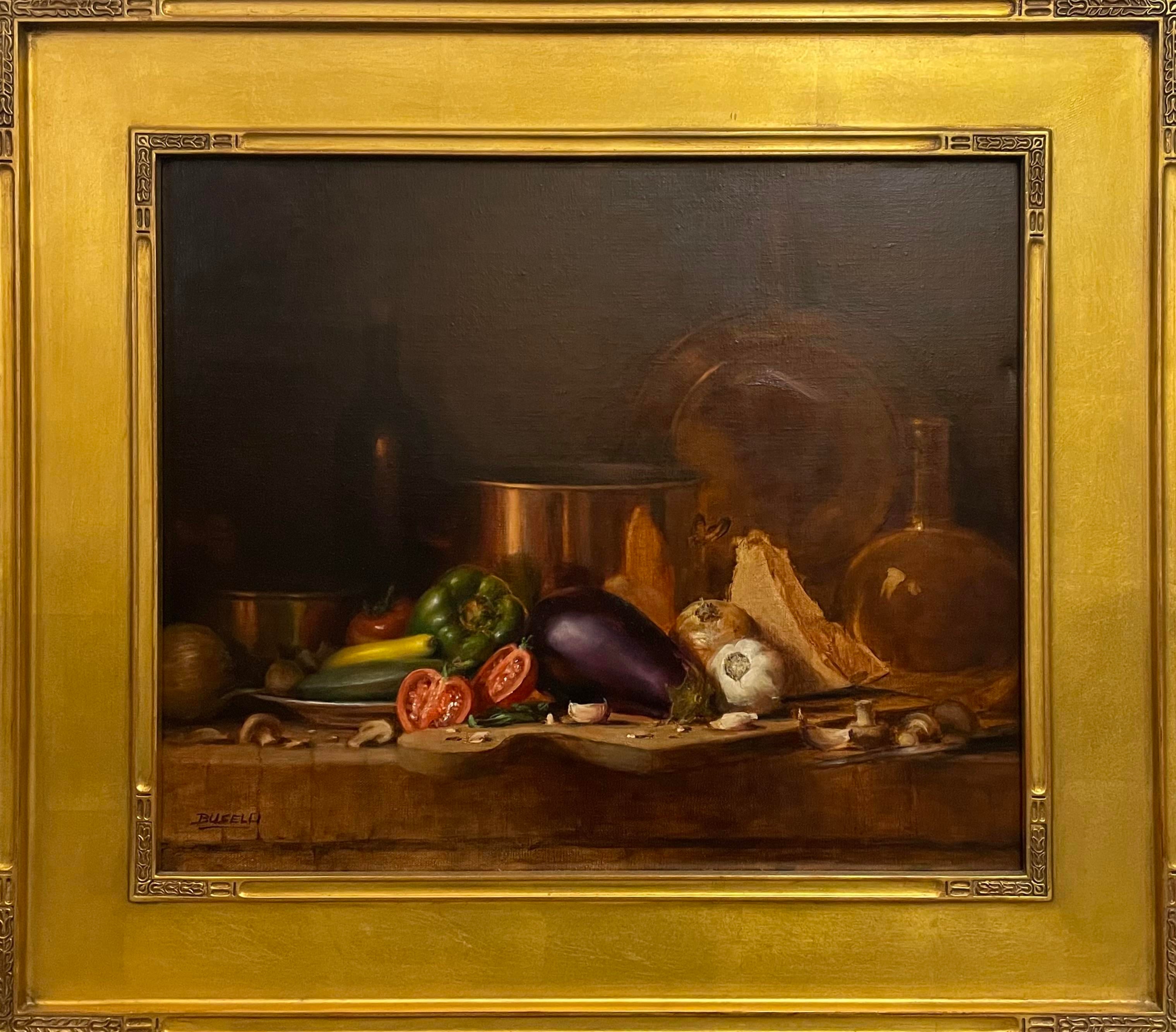 “Ratatouille” Realist Still Life Oil Painting on Linen by Ellen Buselli ...