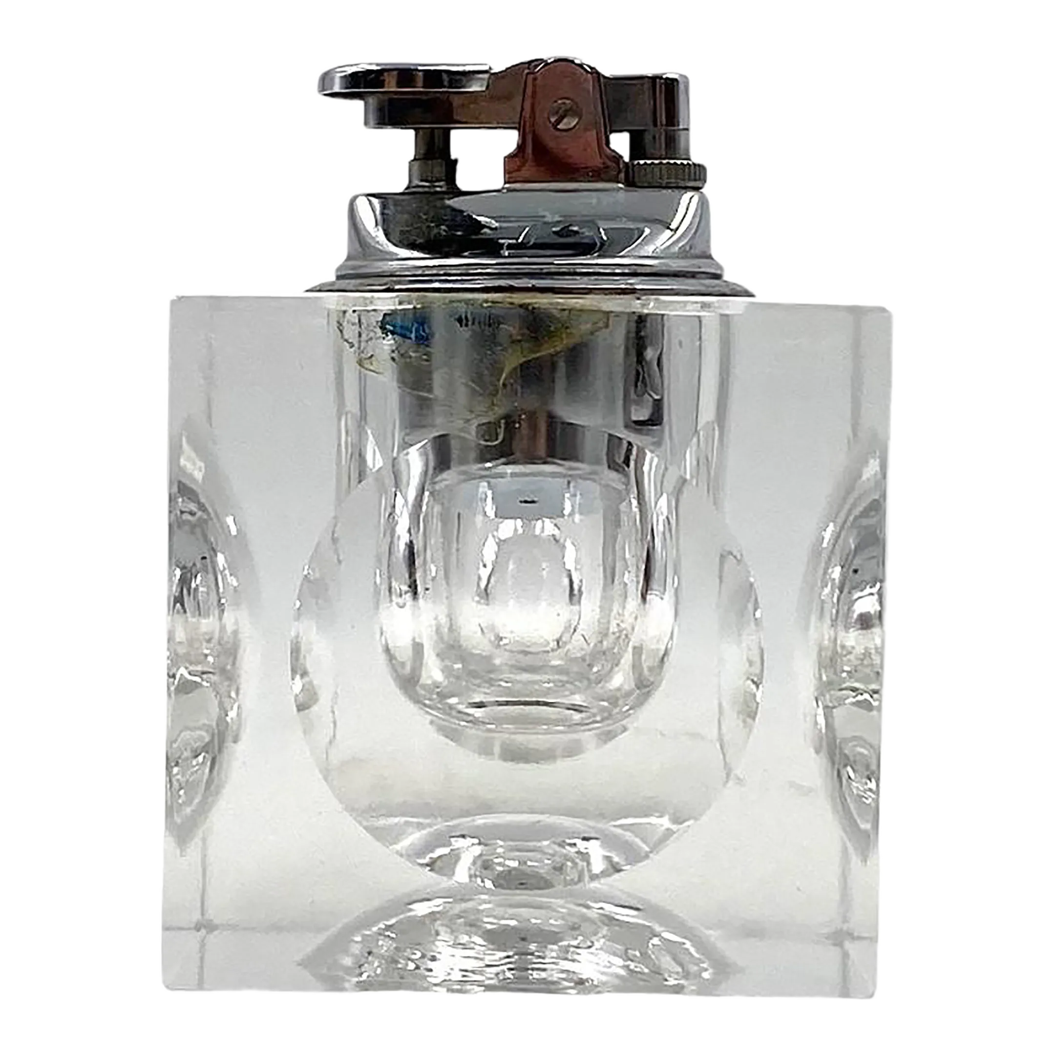 Crystal Table Lighter, France 1970s | Chairish