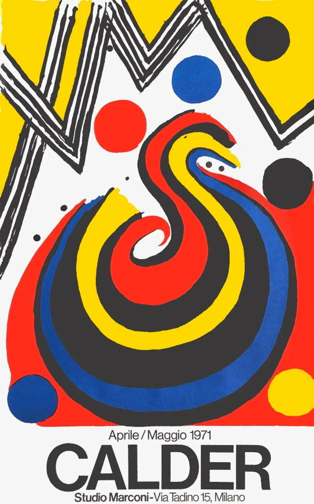 1971 Alexander Calder Studio Marconi Poster | Chairish