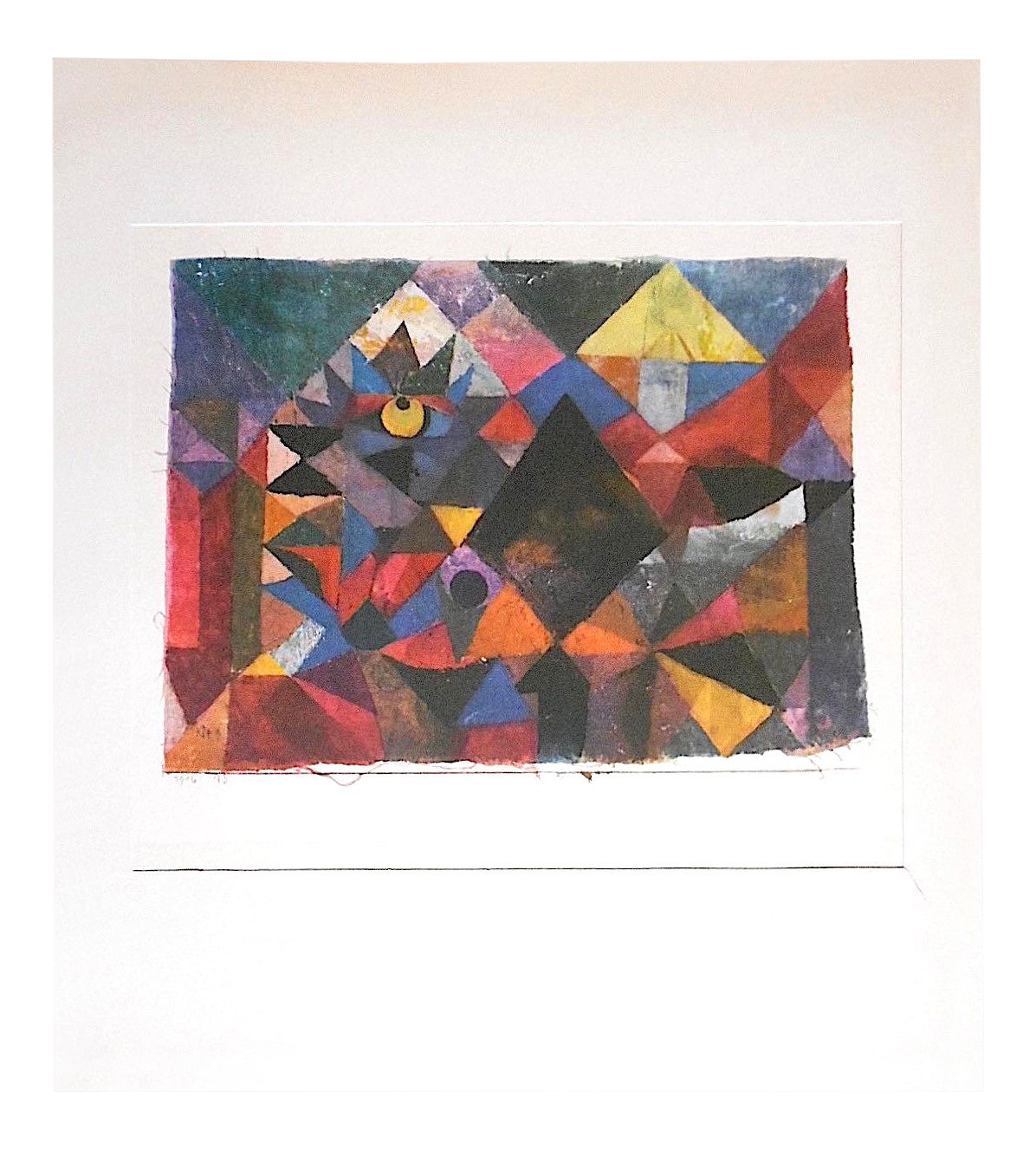 Vintage Mid 20th C. Abstract Lithograph-Paul Klee | Chairish