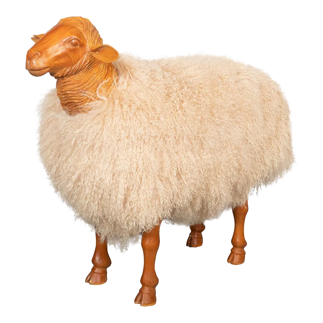 Large Sheep Sculpture by Carlos Villegas | Chairish