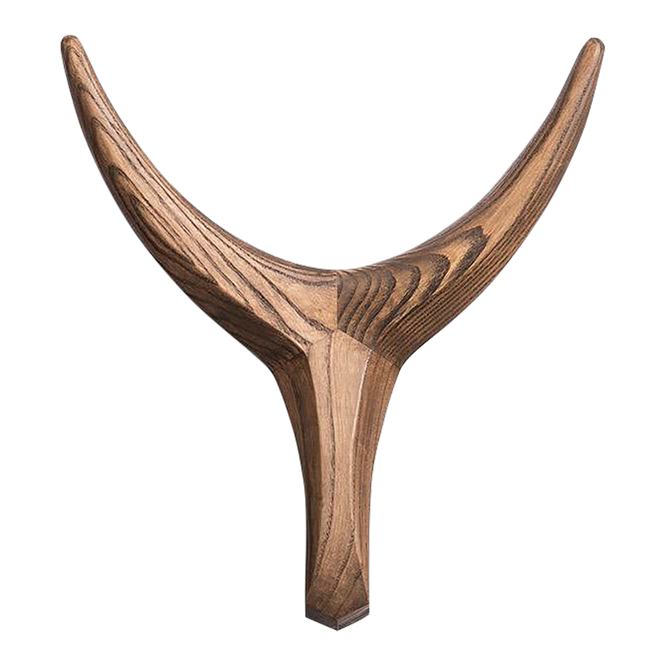 Large Nguni Head Animal Head Wall Sculpture, Gunsmoke | Chairish