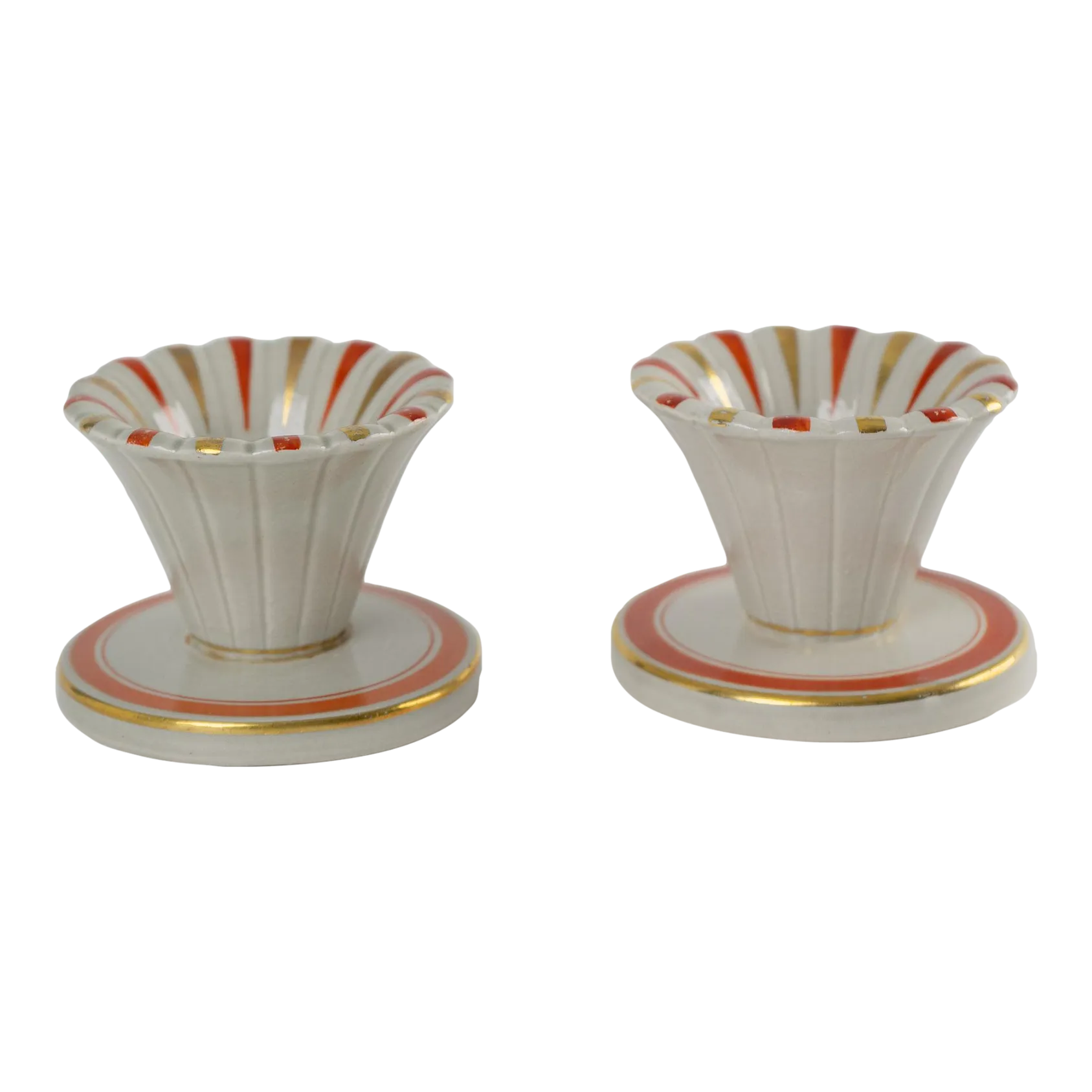 Vintage Royal Copenhagen Tureby Oranja Candlestick Holder - a Pair ...