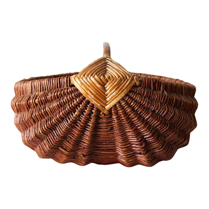 Vintage Buttocks Basket | Chairish