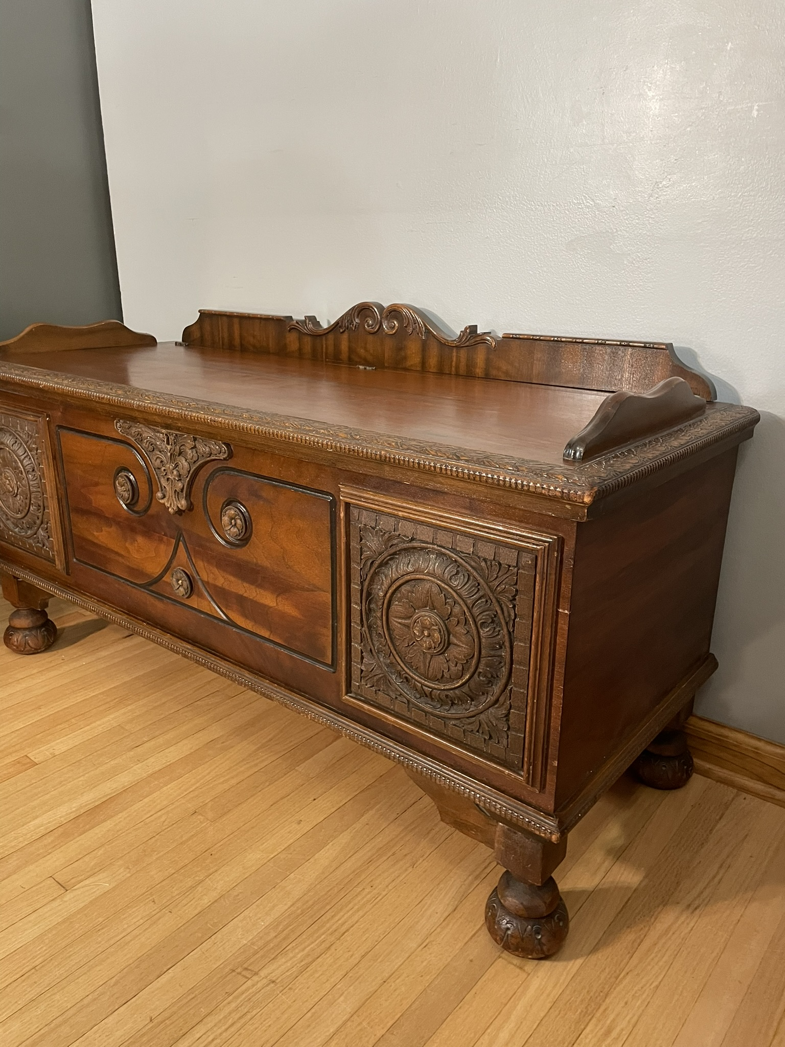 1930s Art Deco Roos Cedar Chest Bench Blanket Storage Chairish