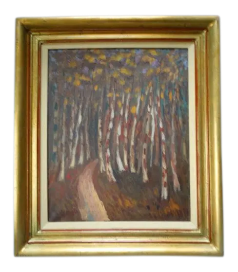 "Alder Grove" Oil Painting on Canvas by Anders Aldrin | Chairish