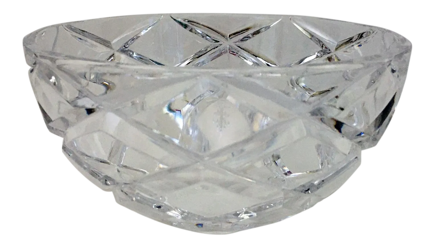 Tiffany Diamond Cut Bowl | Chairish