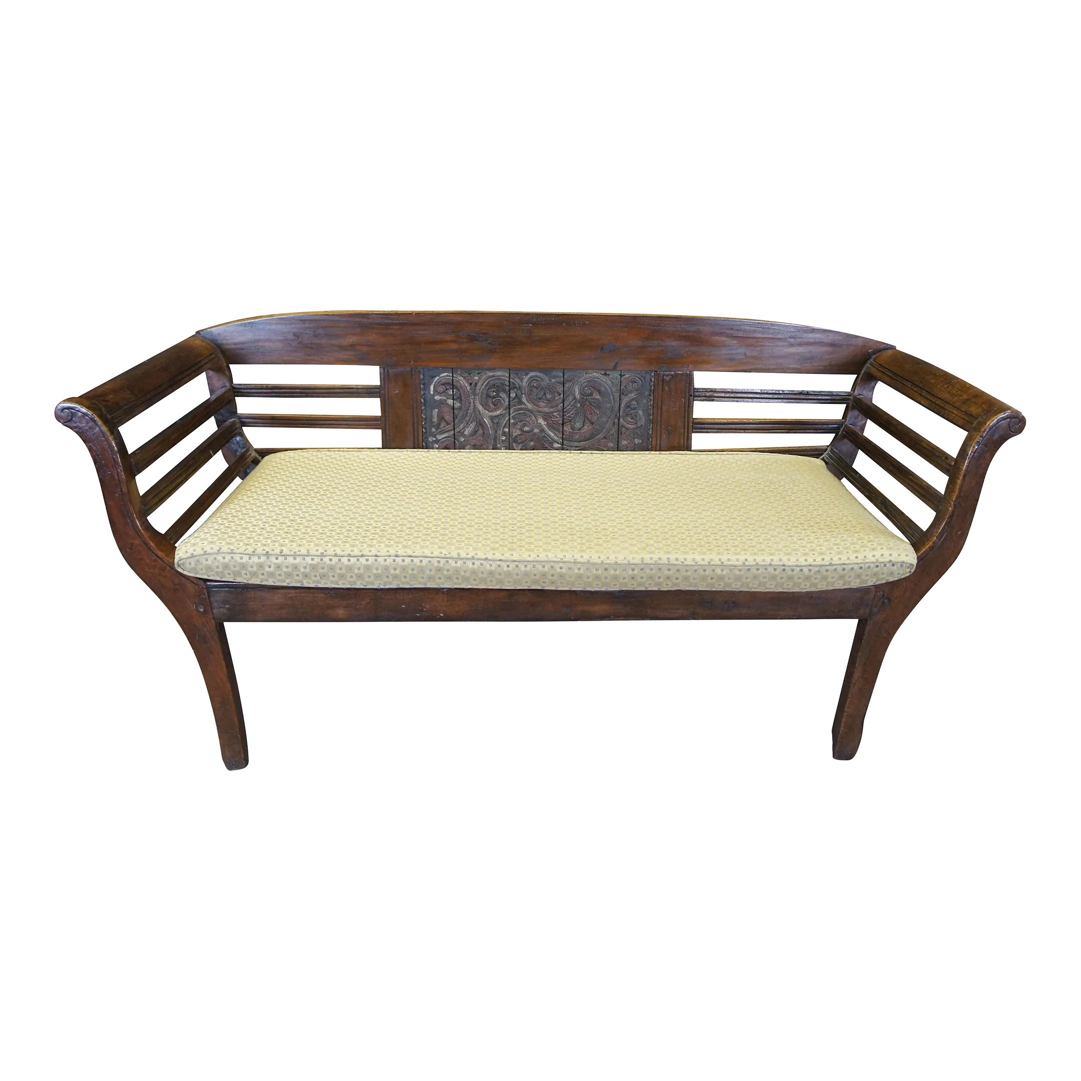 Late 19th Century Antique Primitive Indonesian Carved Teak Wood ...