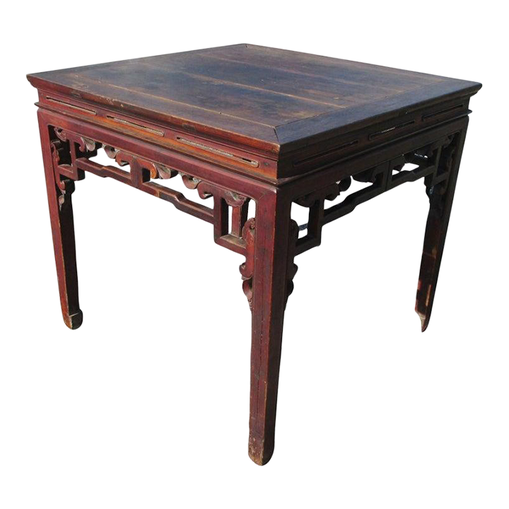 Late 19th Century Antique Chinese Wood Ba Xian Eight Immortals Dining ...