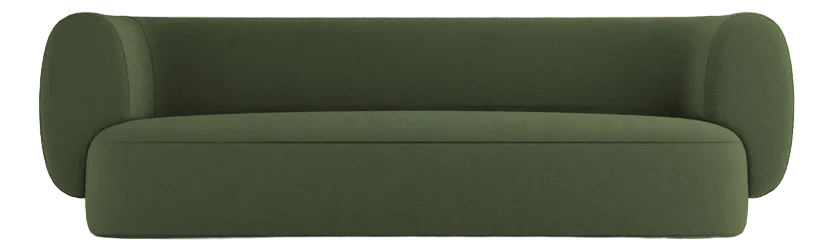 Collector Hug Sofa in Green by Ferrianisbolgi | Chairish