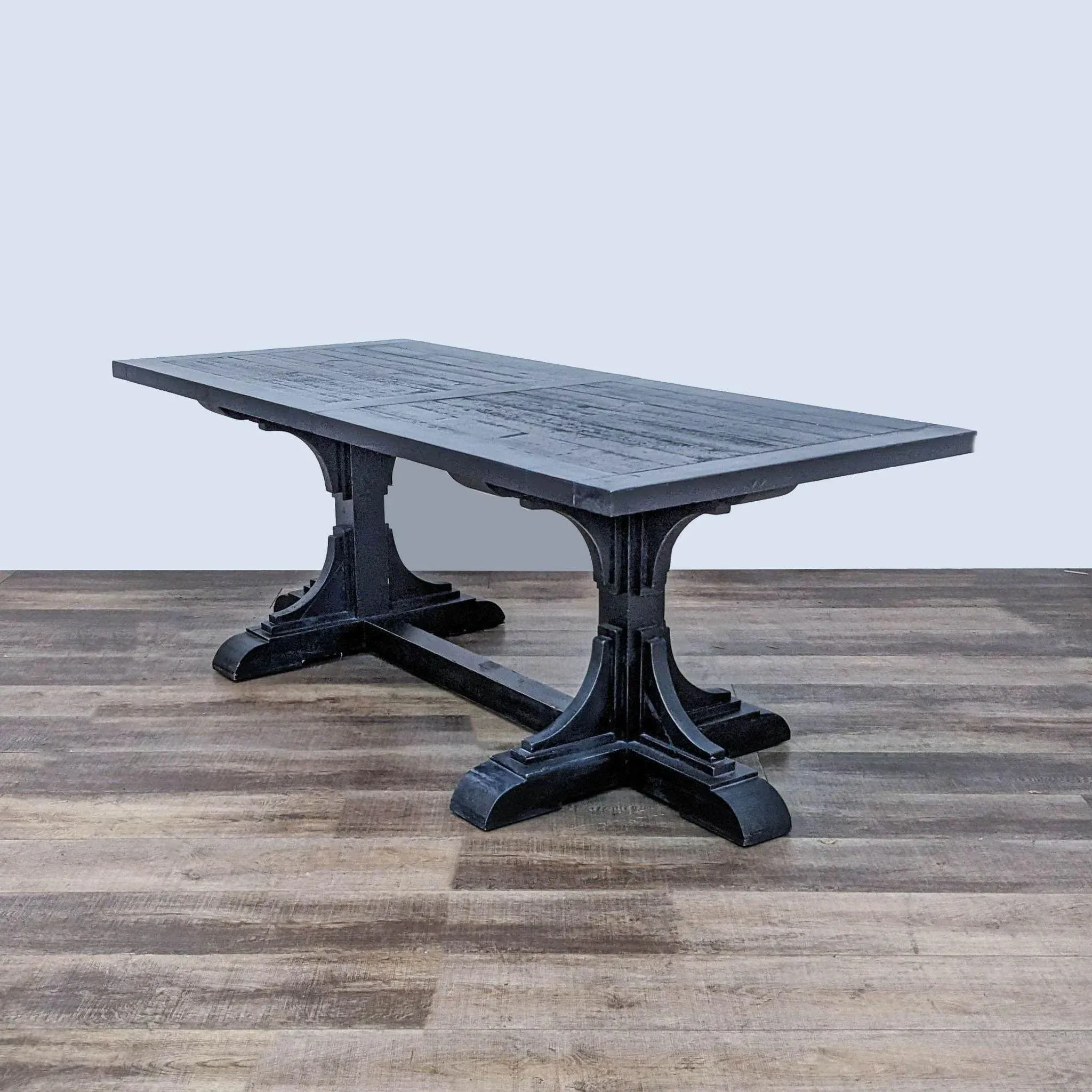 Restoration hardware trestle table store