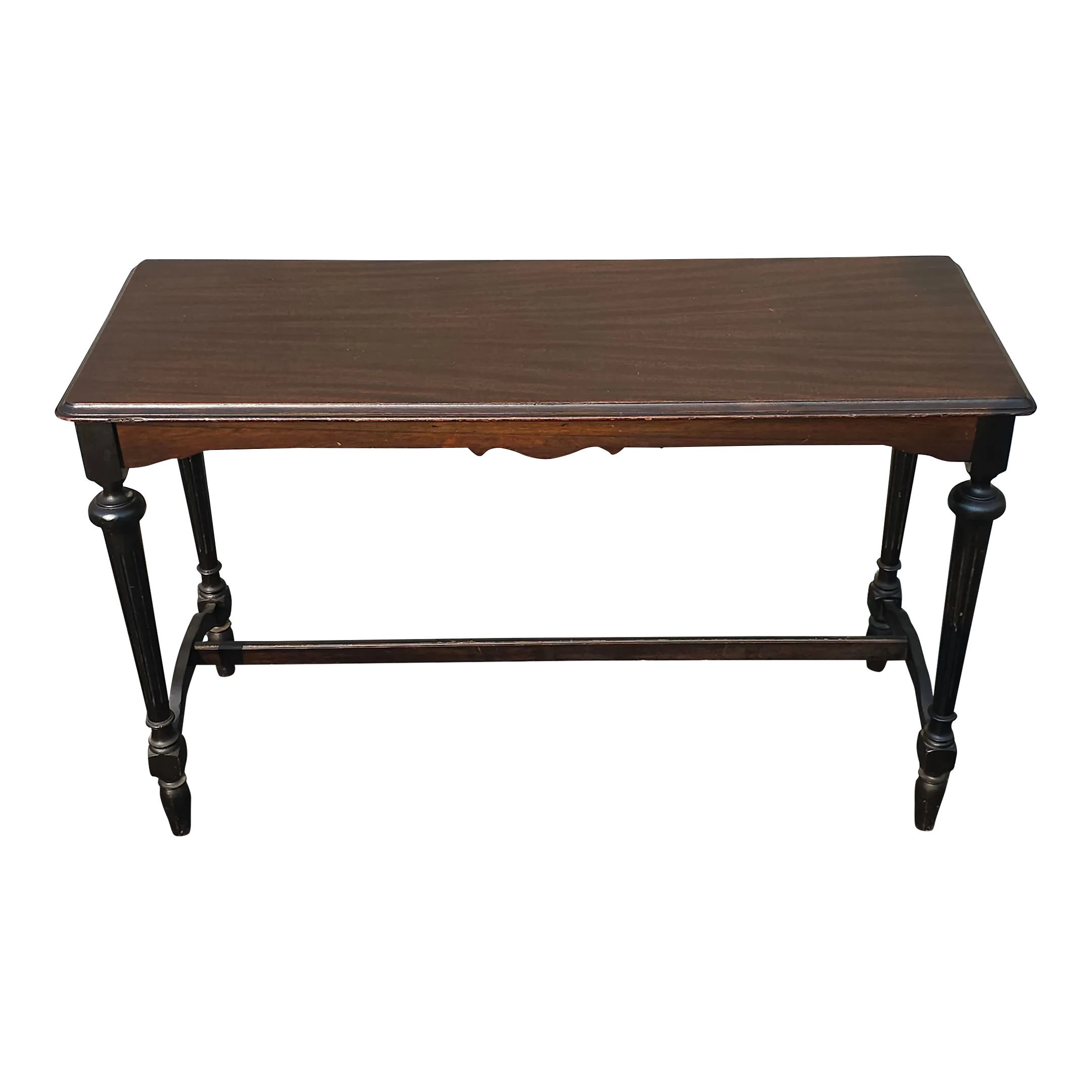 Late 19th Century Victorian Mahogany Library Table | Chairish