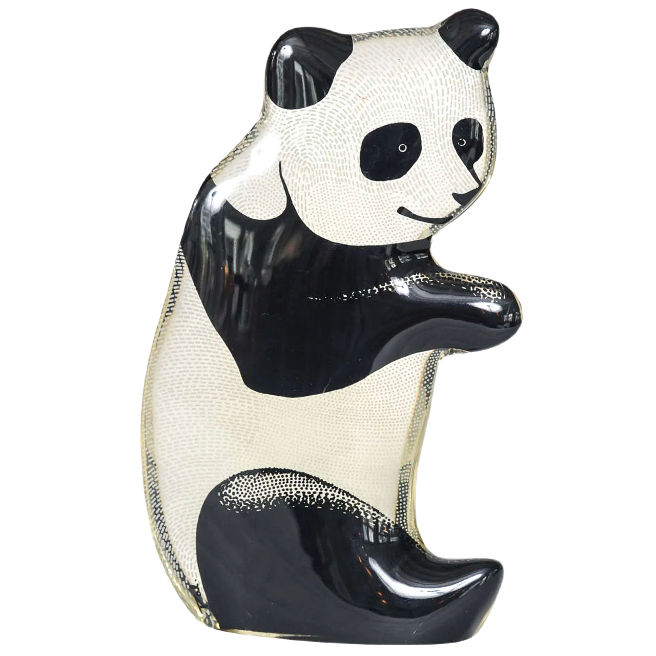 Acrylic Glass Panda by Abraham Palatnik, 1970s | Chairish