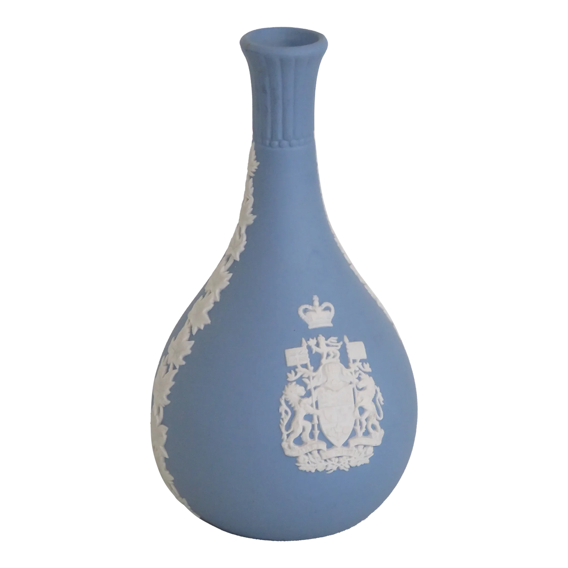 Wedgwood Limited Edition Dominion of Canada Blue Jasperware Bud Vase ...