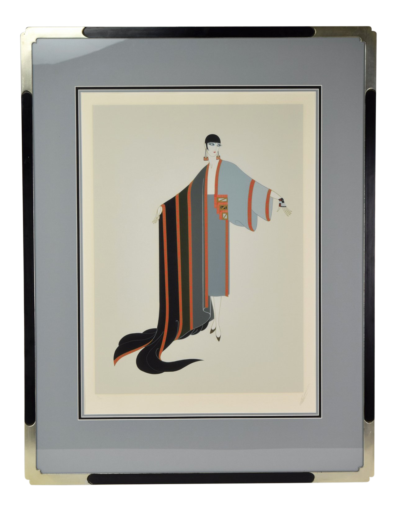 Erte Erté “Michelle” French Art Deco Flapper Limited Edition ...