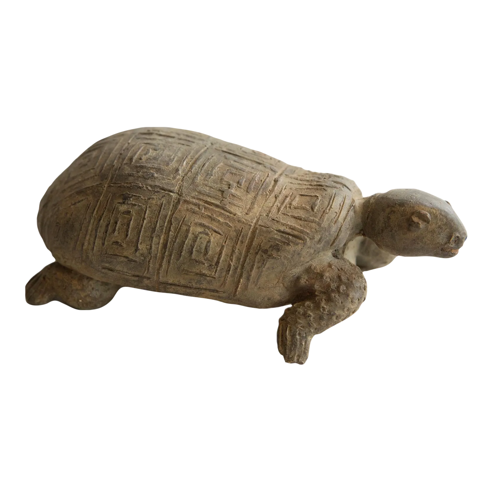 Vintage African Tortoise Sculpture | Chairish