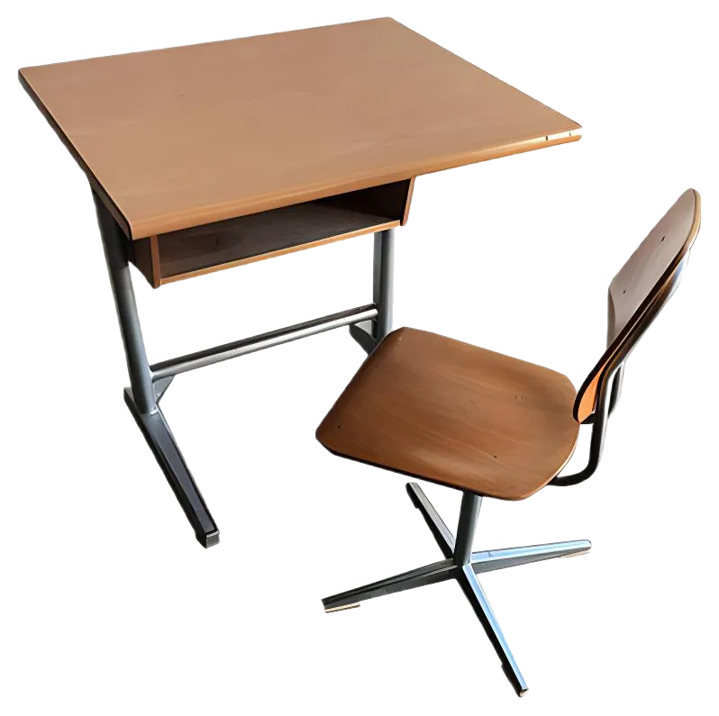 Swiss School Desk and Chair from Embru, 1960s, Set of 2 | Chairish