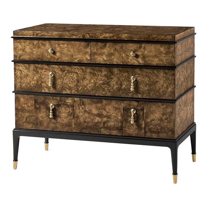 Modern Wooden Commode | Chairish