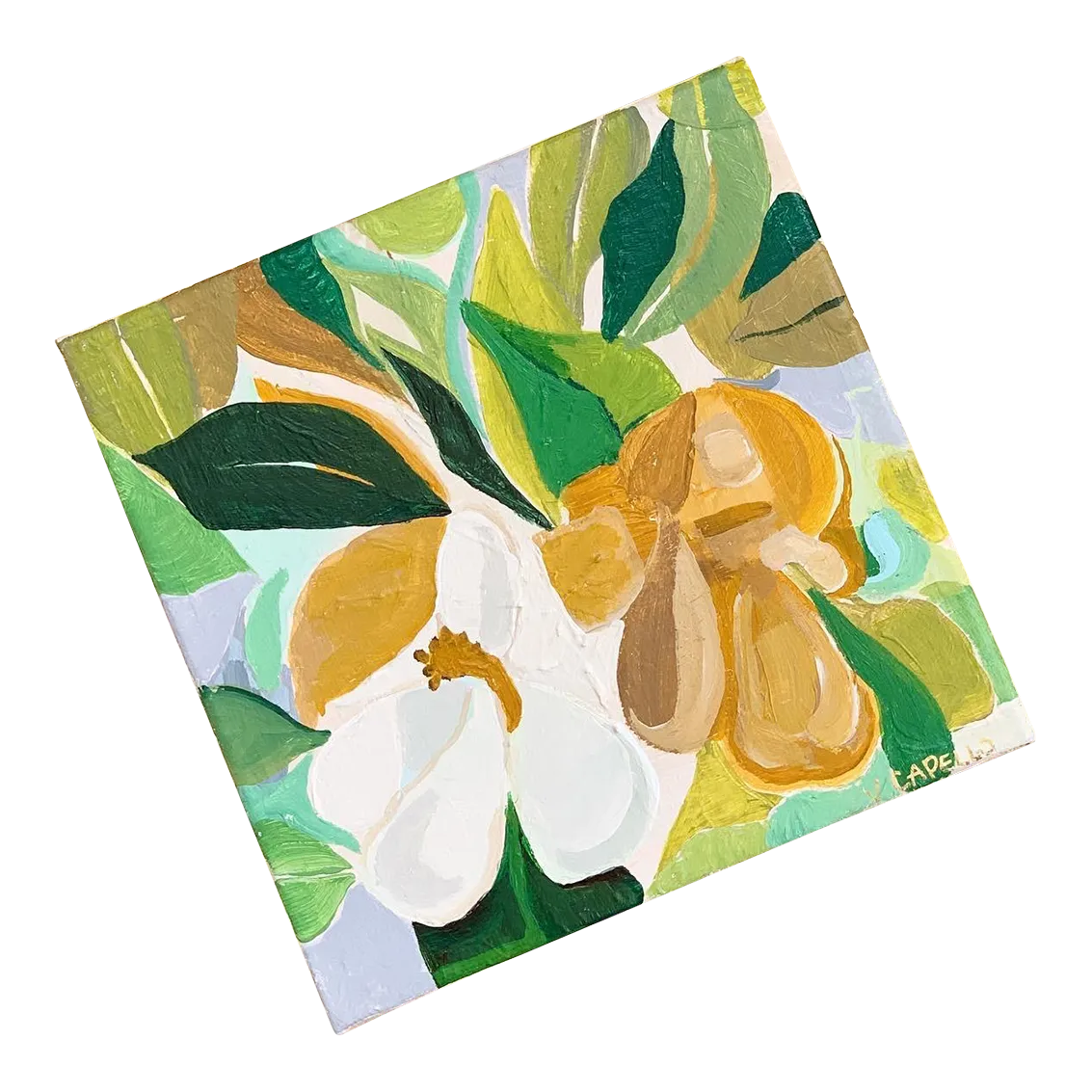 “Magnolia Acrylic Original Art, Part 2” by Victoria C. | Chairish