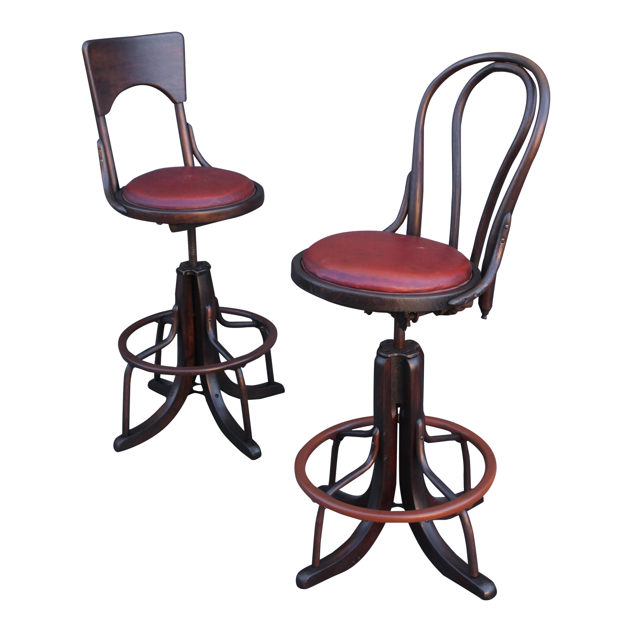 Bell System Thonet Attributed 1900s Counter Drafting Swivel Adjustable ...