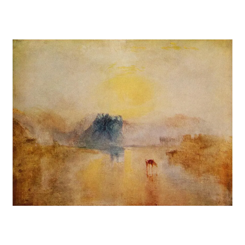 1960 After Joseph Turner "Norham Castle: Sunrise" Vintage First Limited ...