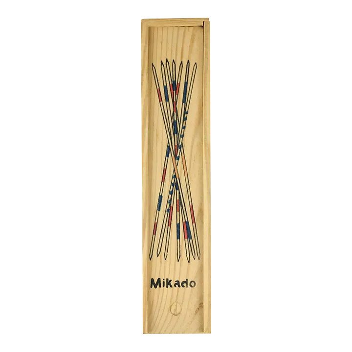 Vintage Wooden Game of Mikado Pick Up Sticks | Chairish