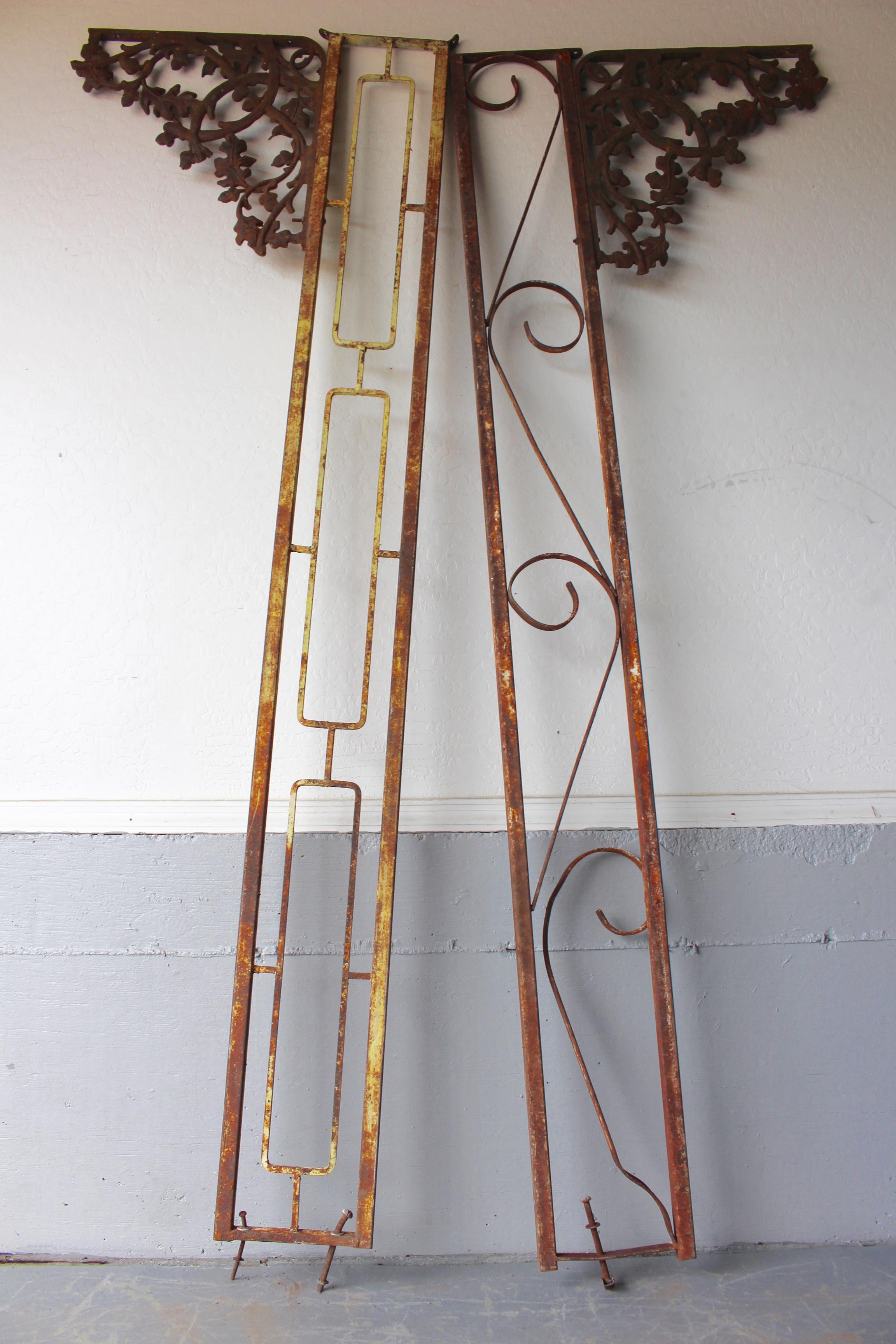 Decorative Iron Porch Columns | Shelly Lighting
