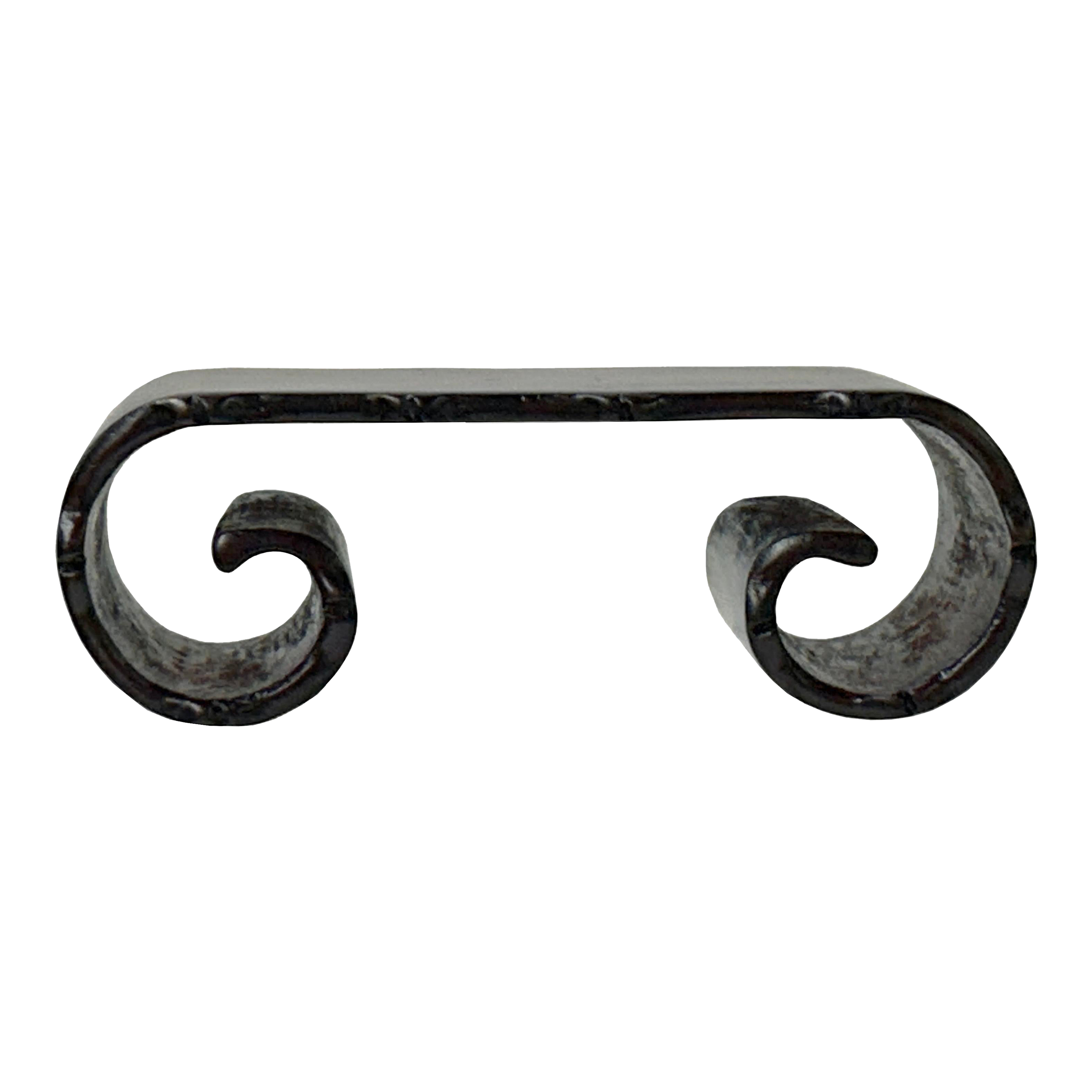 3.5" Brown Wood Scroll Legs Rectangular Display Stand Riser Easel ...