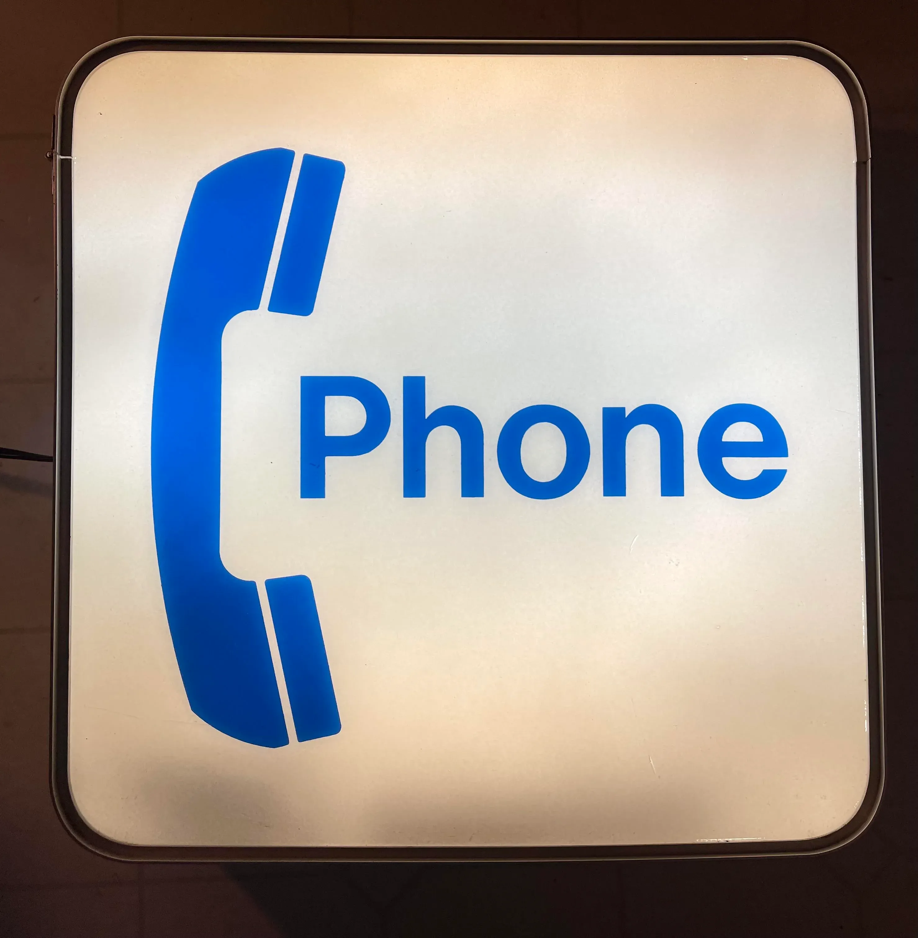 Pay Phone Sign