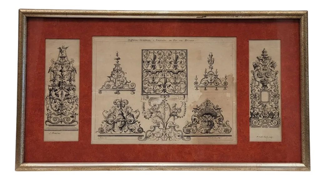 French Artist, Renaissance Style Repertoire of Grotesques, 18th Century ...