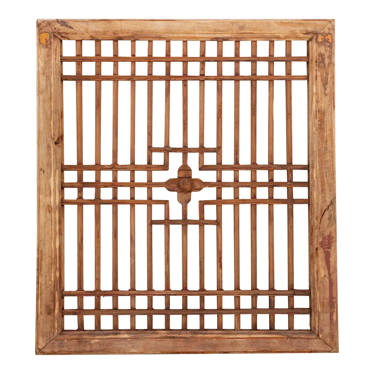 Traditional Antique See-Through Window Panel | Chairish