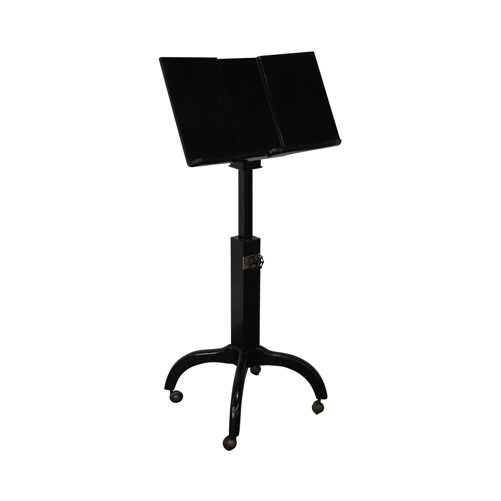 Mid-Century Studio Crafted Ebonized Lectern Podium | Chairish