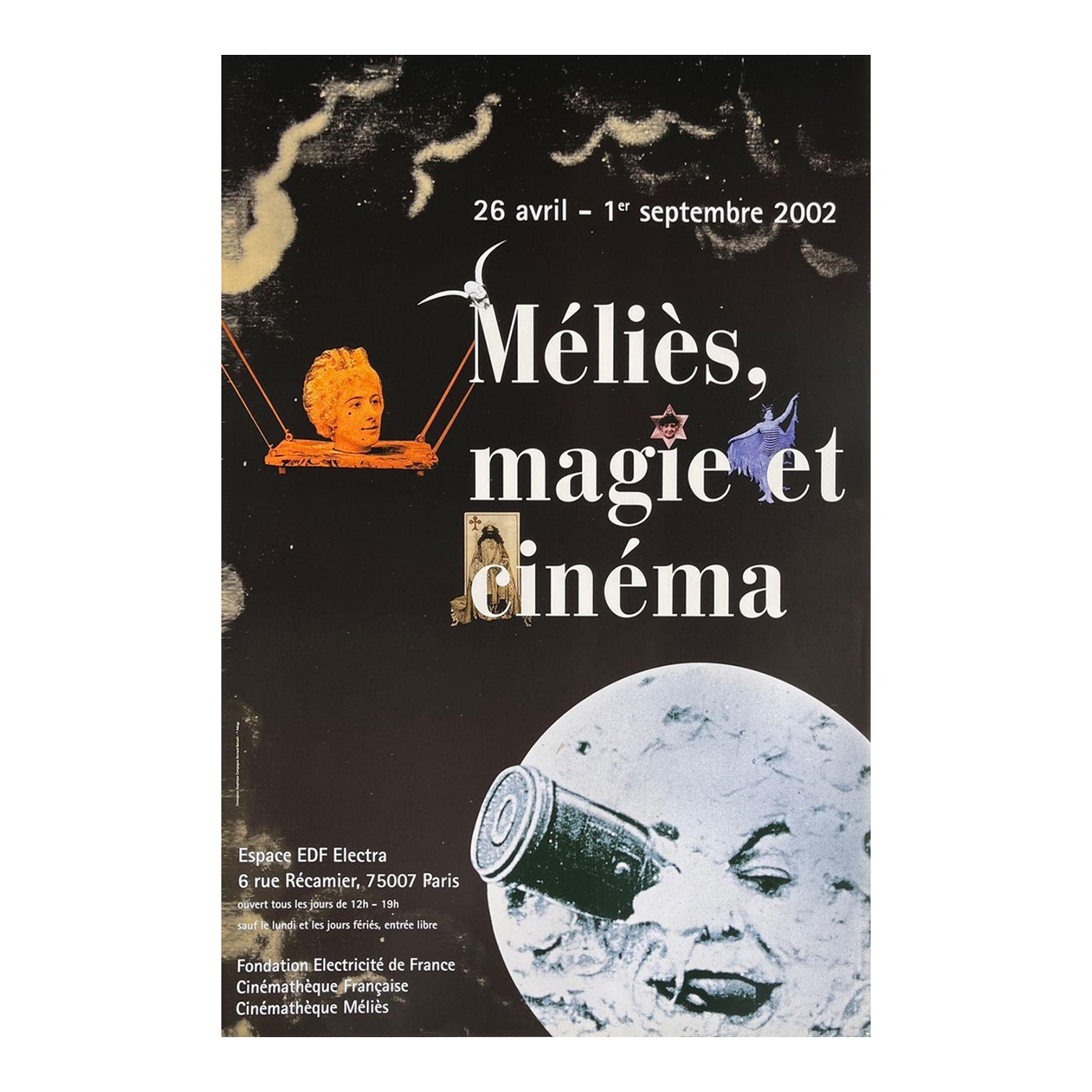 2002 After Georges Melies Magic and Cinema Exhibition Poster | Chairish