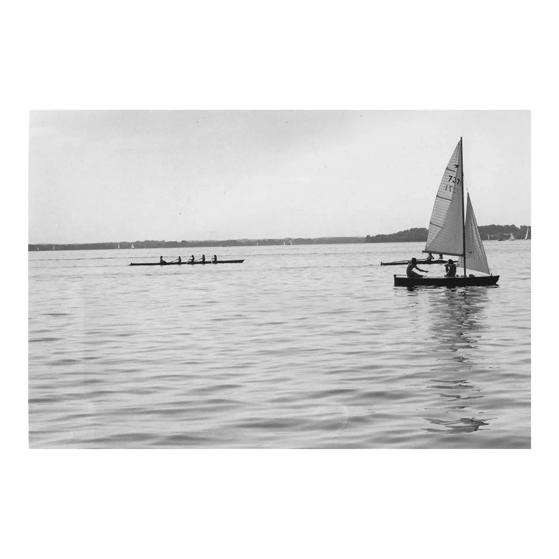 1983 University of Wisconsin Rowing Team Photograph | Chairish
