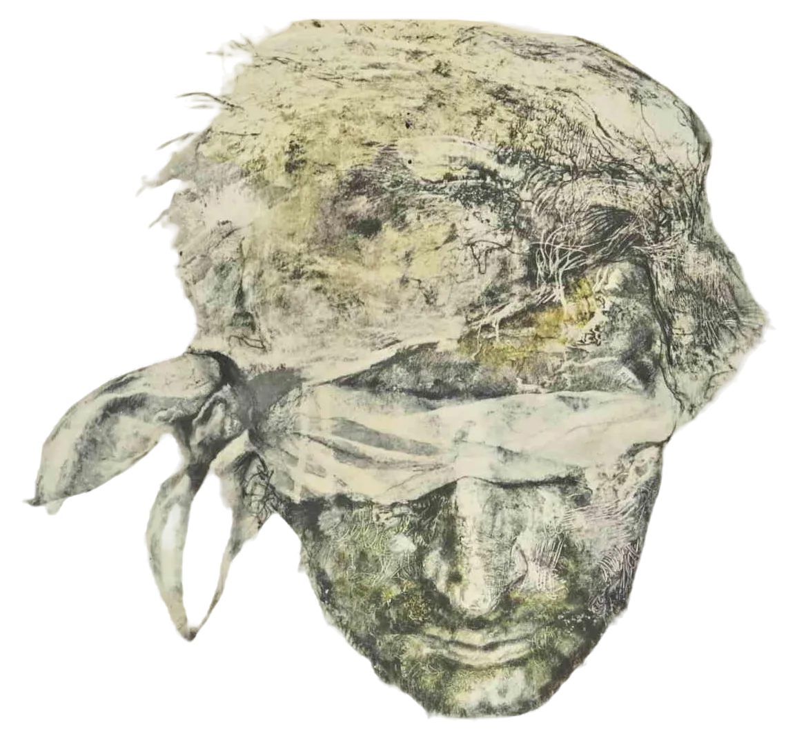 Renzo Vespignani, Figure, Phototype Print, 1960s | Chairish