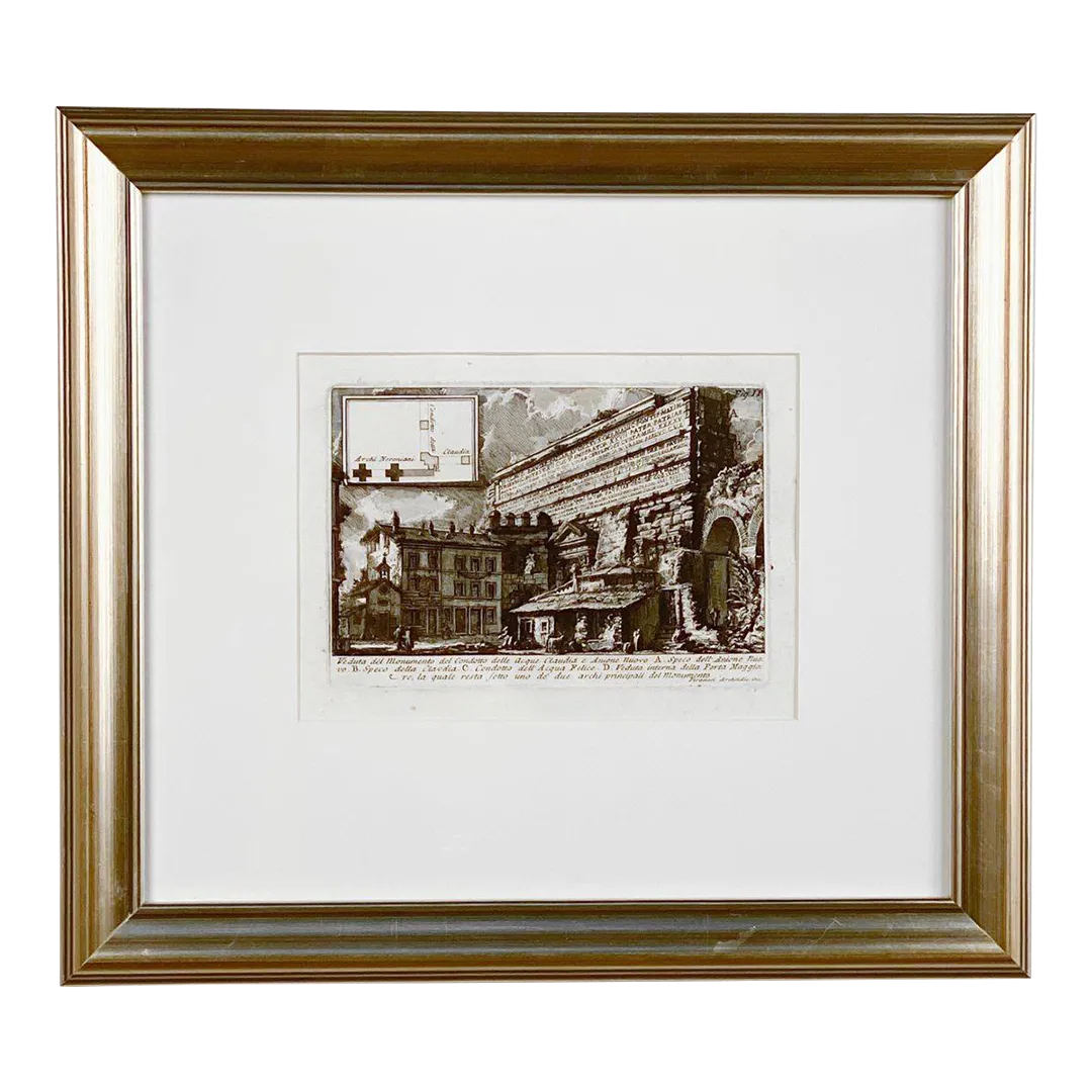 Piranesi of Ancient Roman Objects, Circa 1720 | Chairish