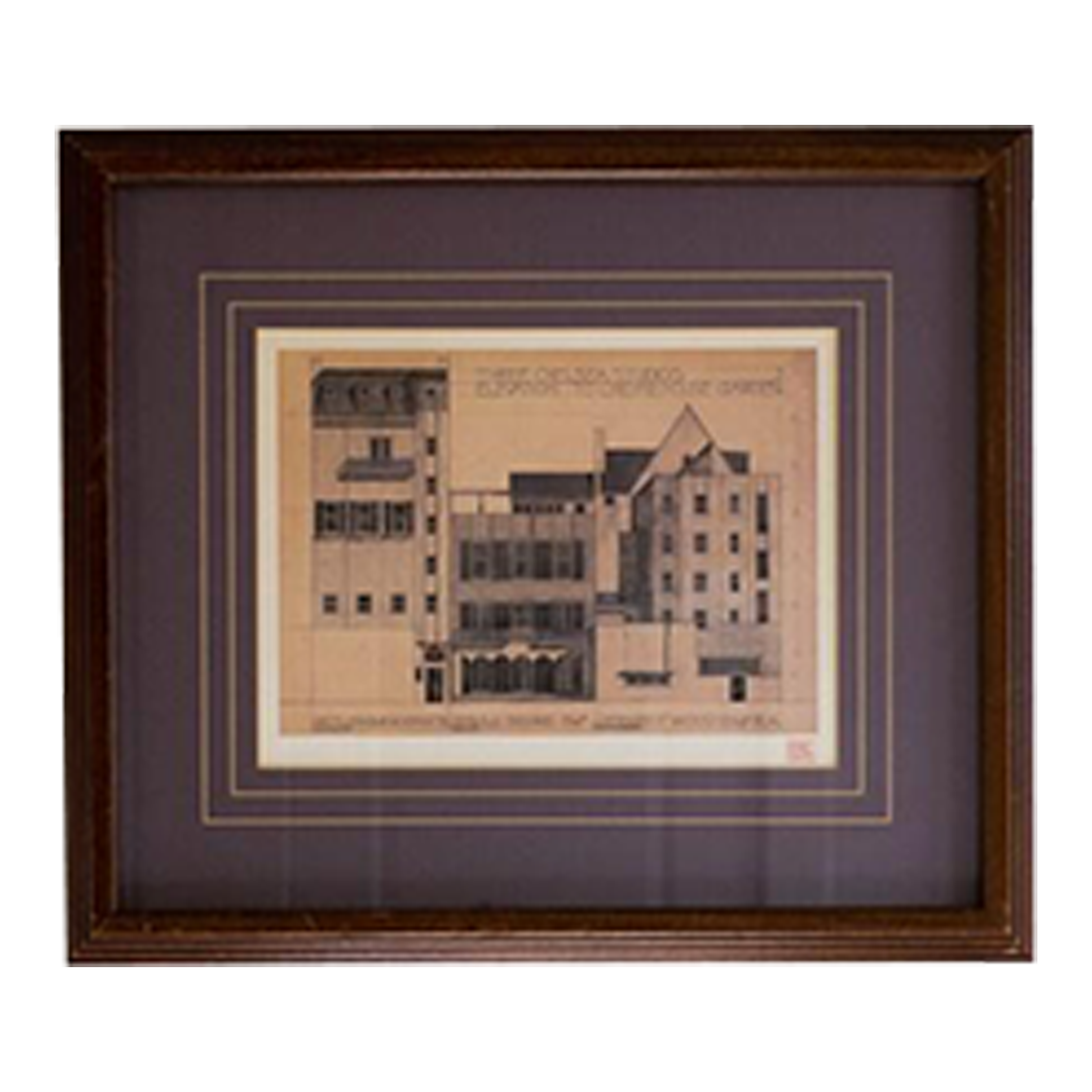 1980s Chelsea Studios Sketch Print by Charles Rennie Mackintosh, Framed ...