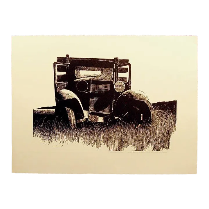 Malcom Childers "Prophet in Oxide" Original Art Etching Model a Ford ...