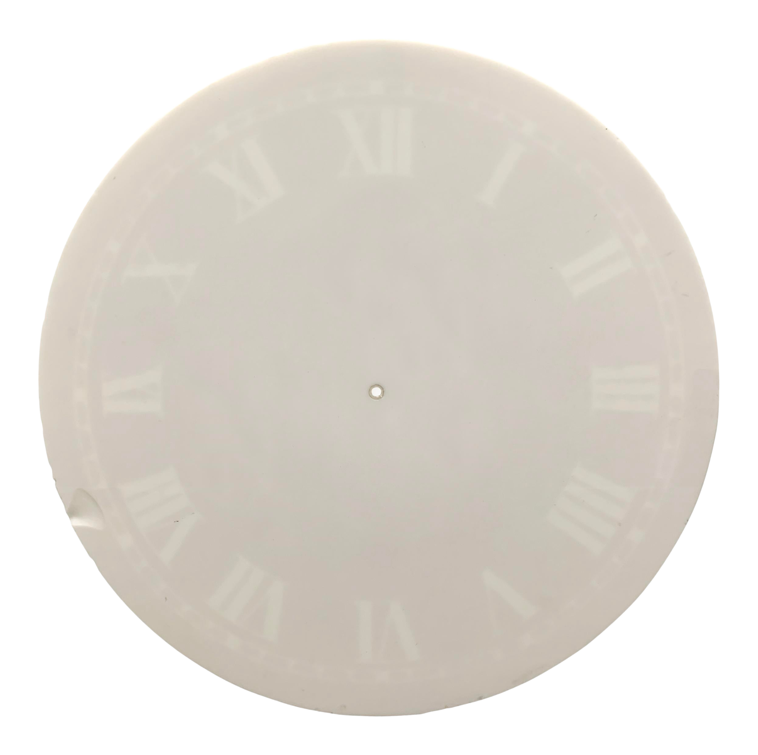 Large 19th Century Glass Clock Face | Chairish