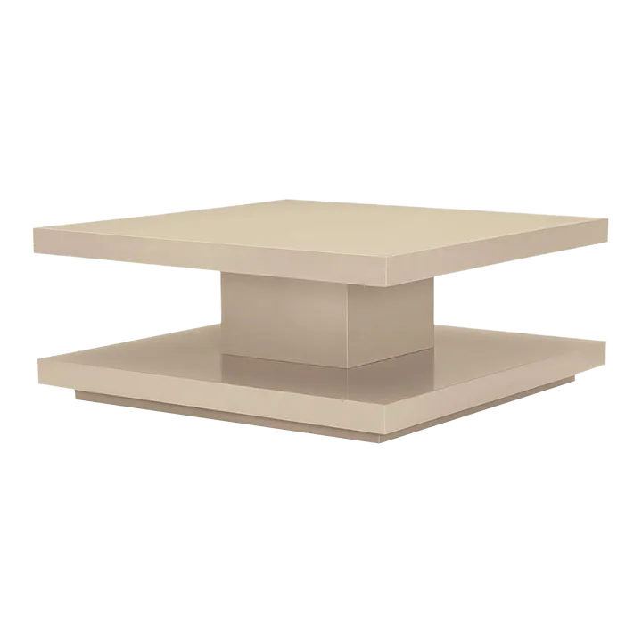 Simple Square Cocktail Table | Chairish