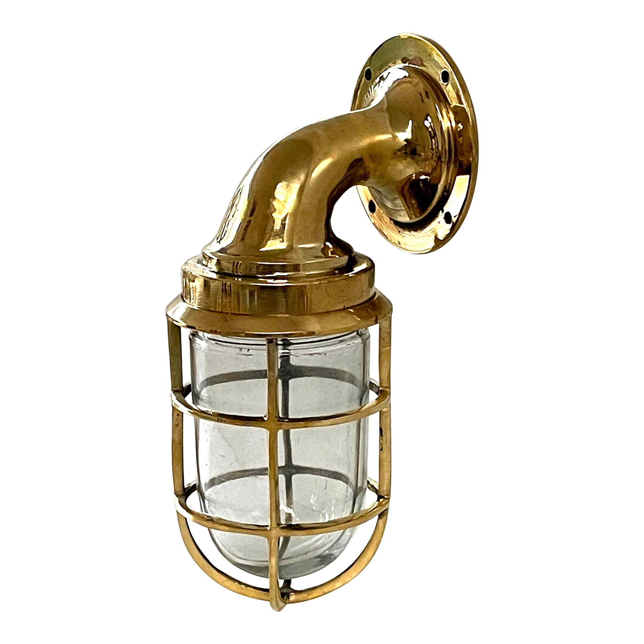 Nautical Solid Brass Passageway Light Bulkhead Maritime Navigation Wall ...