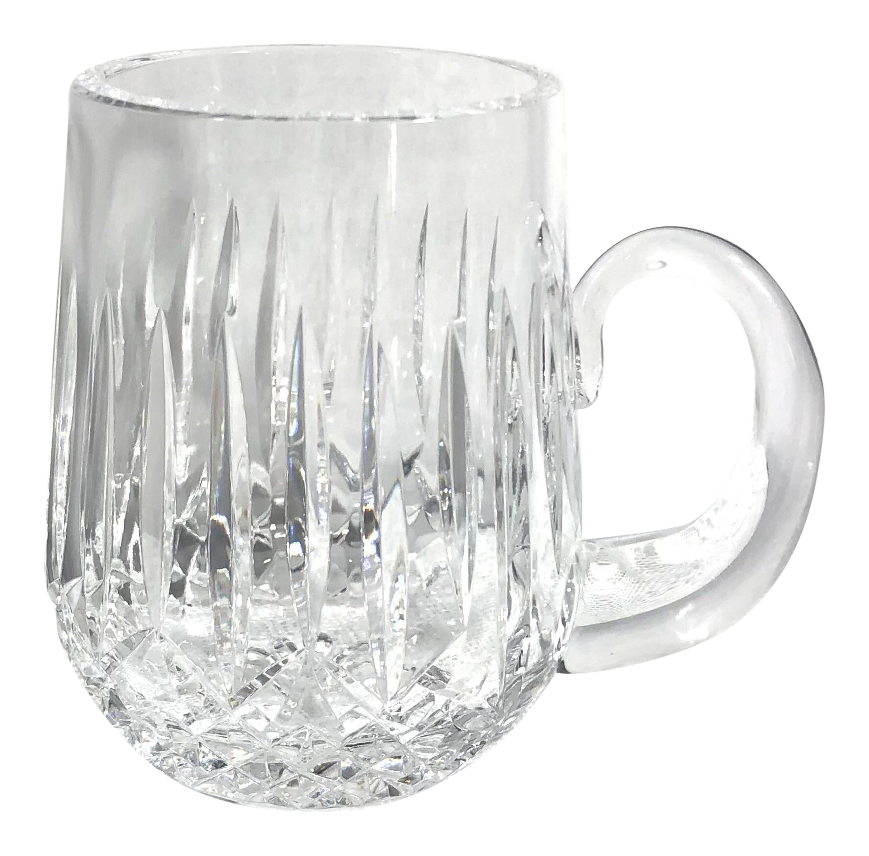 Vintage Waterford Bunclody Tankard Bar Glass With Handle | Chairish