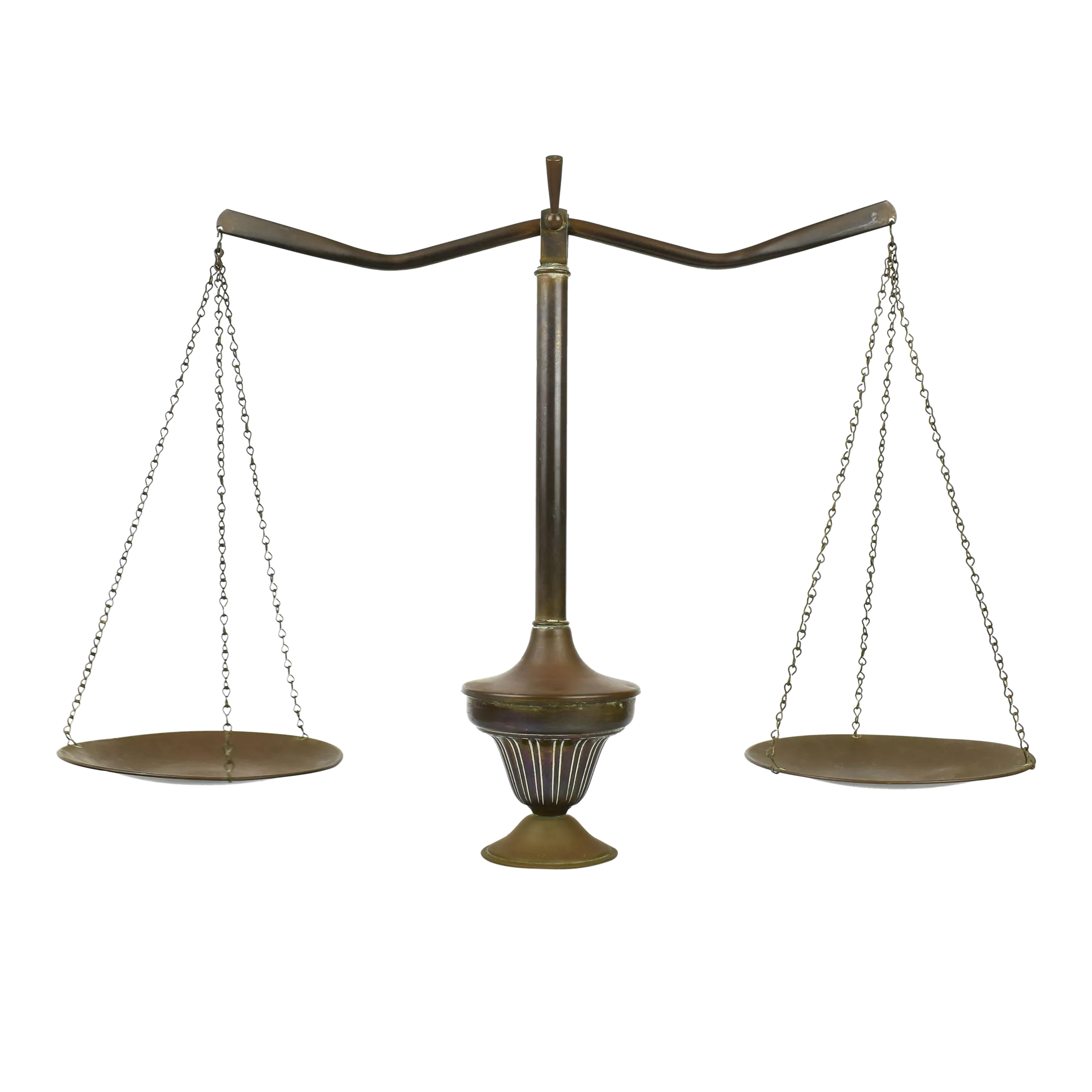 Early 20th Century Italian Copper Marble Base Balance Scale / Scales of ...