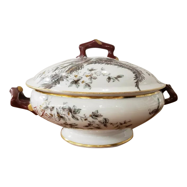 Late 19th Century French George Dreyfus Porcelain Japonisme Style ...
