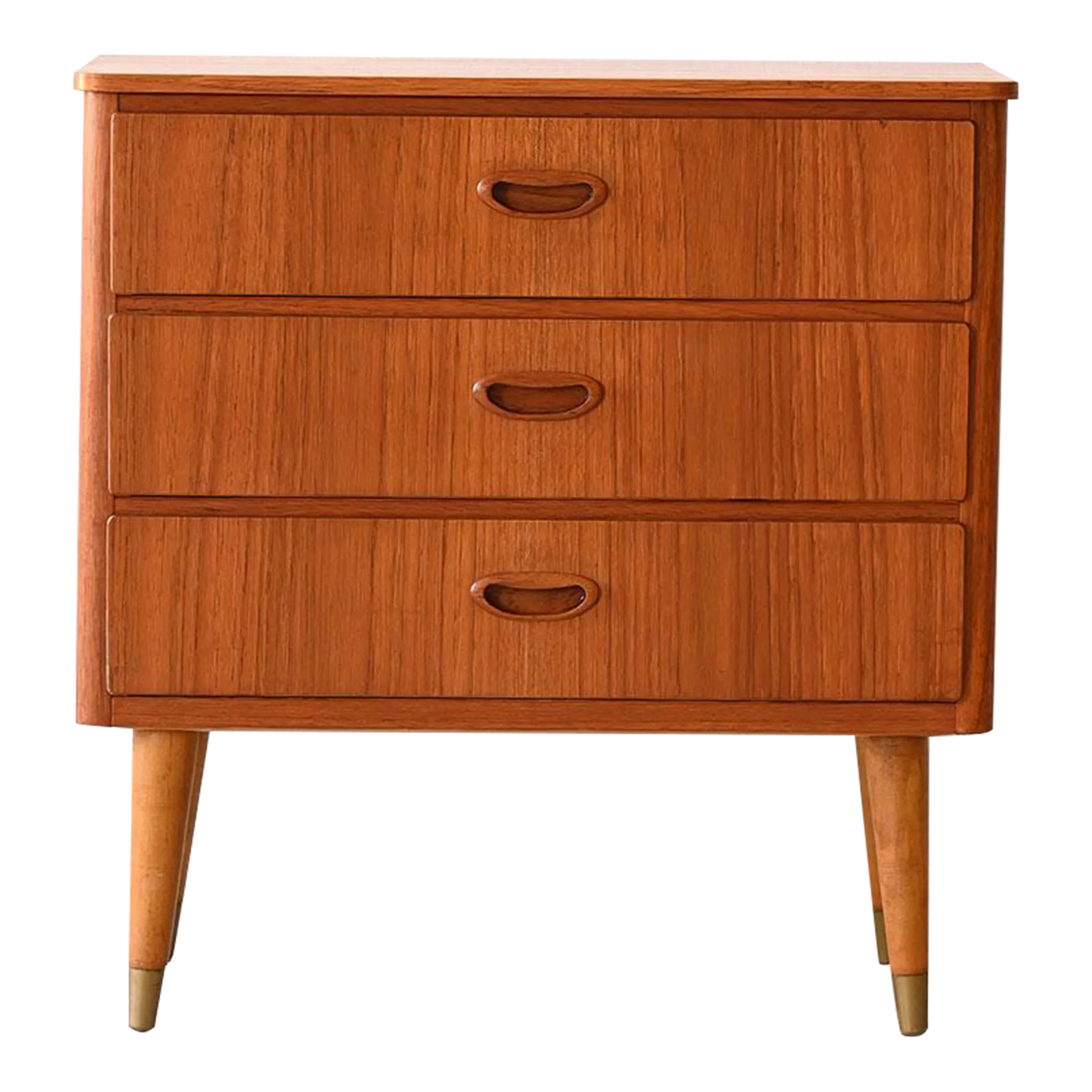 1960s Nordic-Made Small Retro Chest of Drawers | Chairish