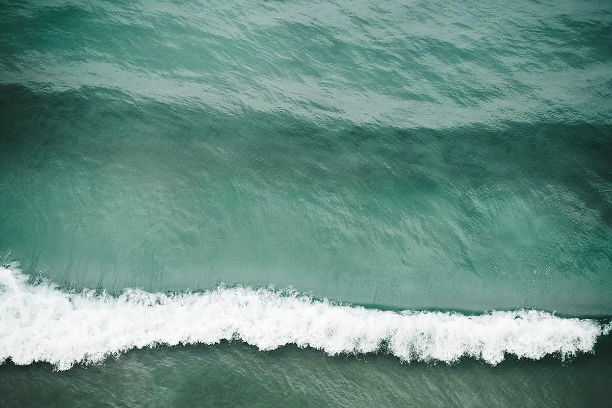 "Crest" Large Aerial Ocean Wave Surf Photograph Coastal Art Unframed ...