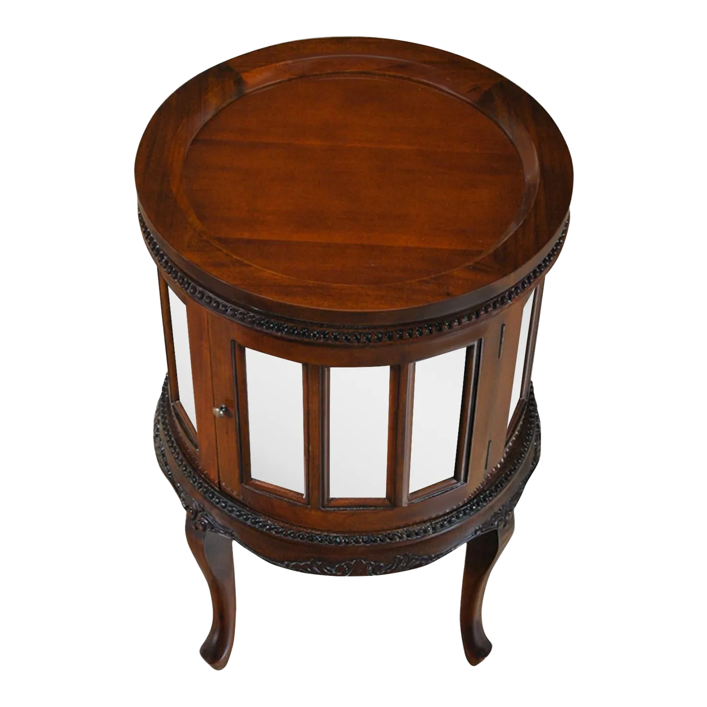 Tray Top Mahogany Display Table | Chairish