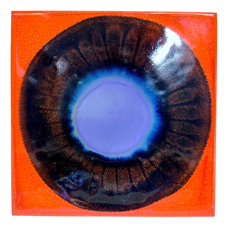 Space Age Ceramic Artist Wall Tile by Renée Neue for Hutschenreuther ...