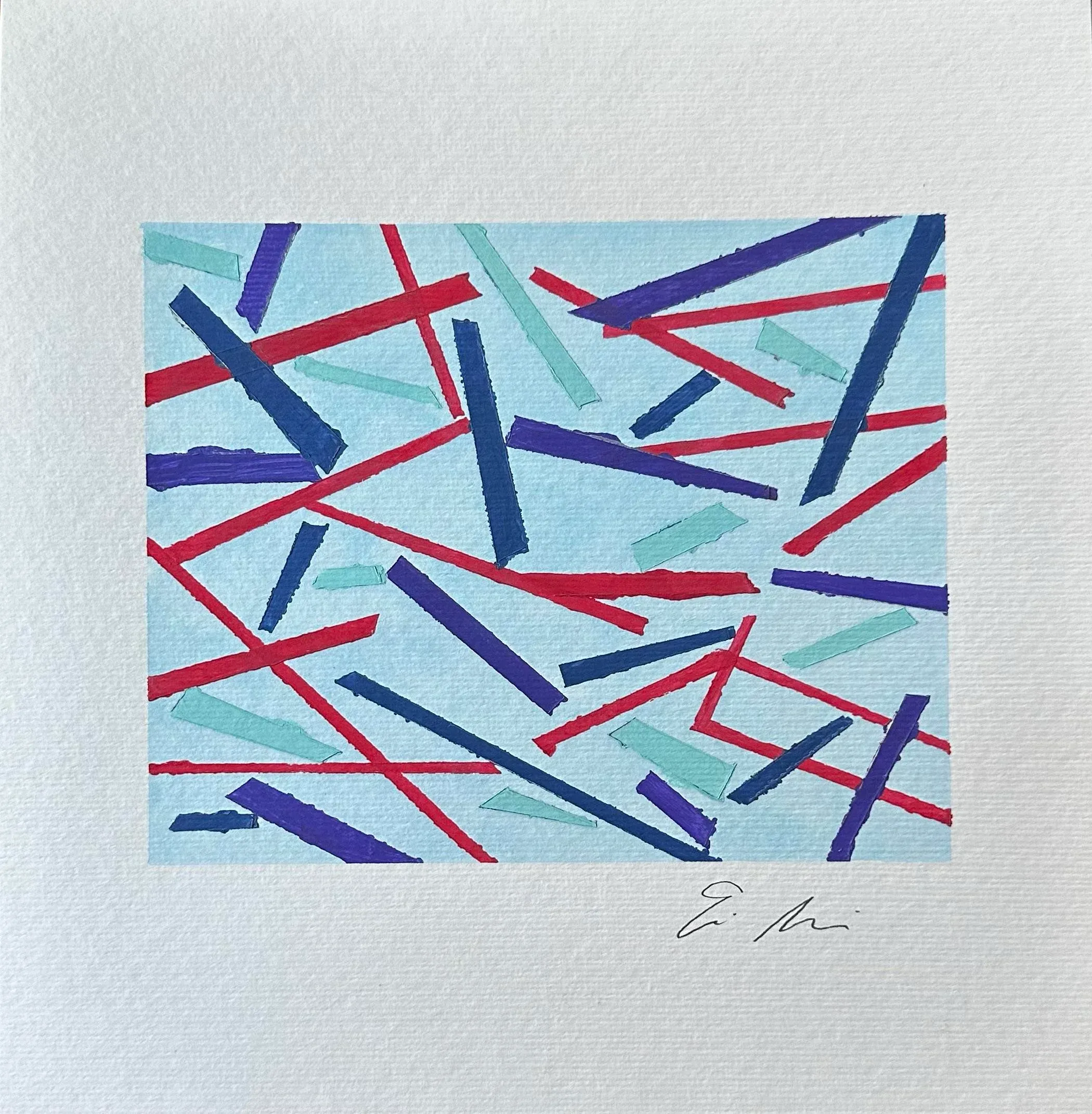 Erin Simon Original Abstract “ Confetti” Painting | Chairish